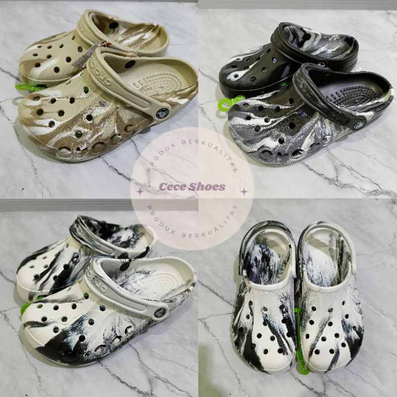 Jual Sandal Cross Classic Baya Colorado Marble Clog Unisex | Shopee ...