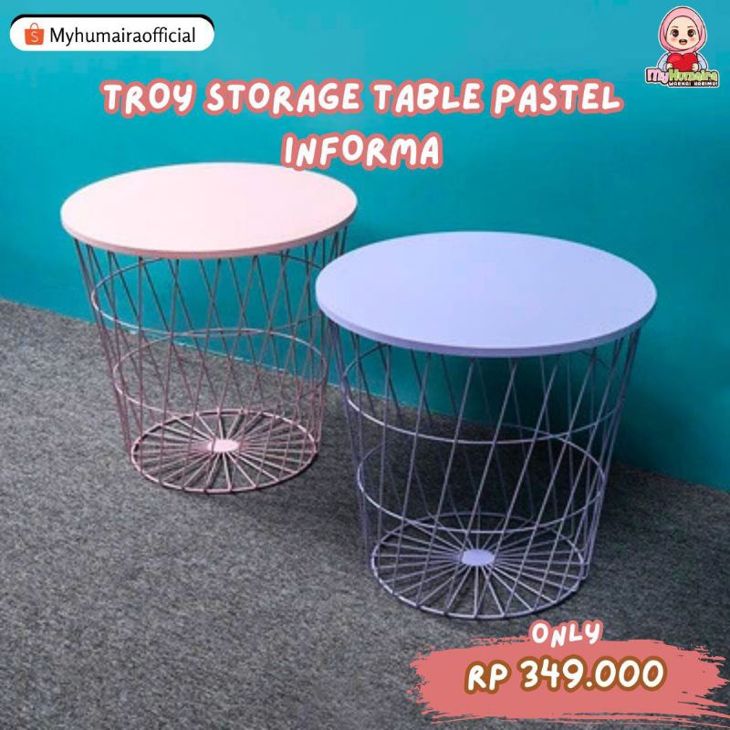 Jual [TENGGARONG] MEJA INFORMA TROY STORAGE PASTEL | Shopee Indonesia