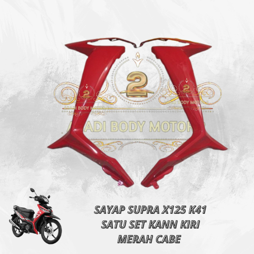 Jual promosi - sayap tebeng kap samping Supra x 125 fi injeksi k41 ...