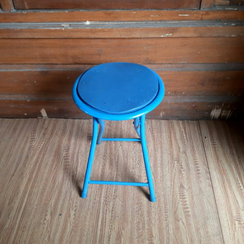 Jual kursi lipat besi warna biru | Shopee Indonesia