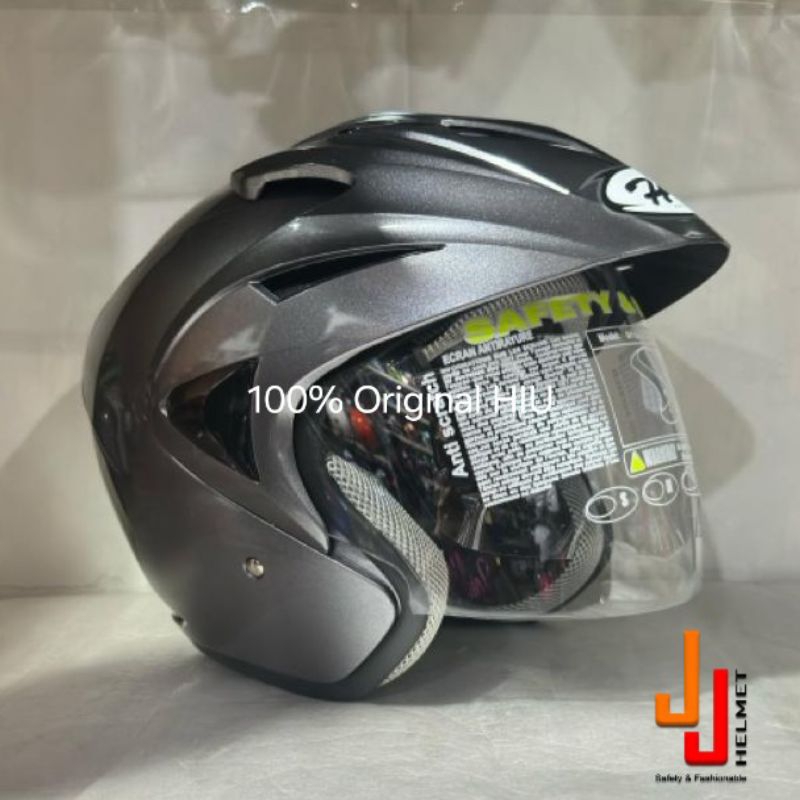 Jual Helm HIU Arrow Solid / Polos (Double Visor) (100% Original HIU ...