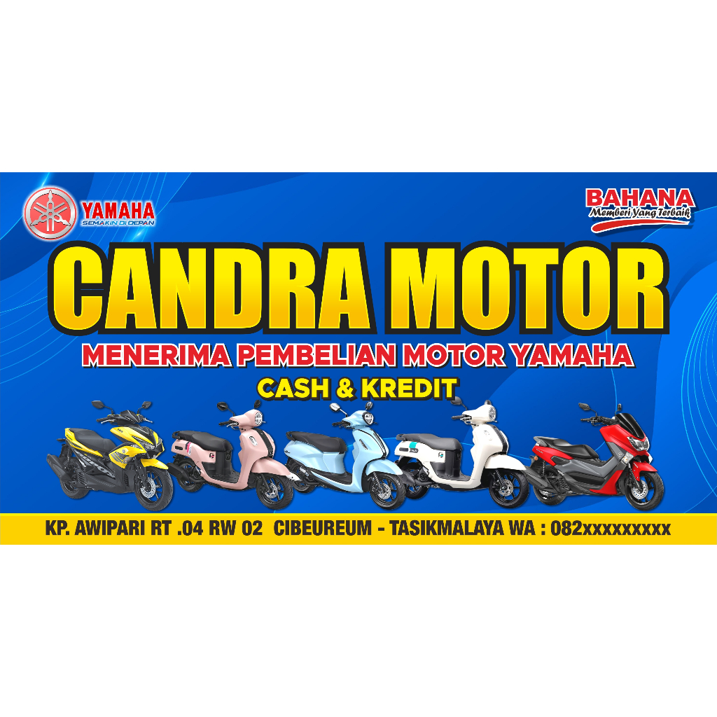 Jual Spanduk Banner Jual Beli Motor Bisa Edit | Shopee Indonesia