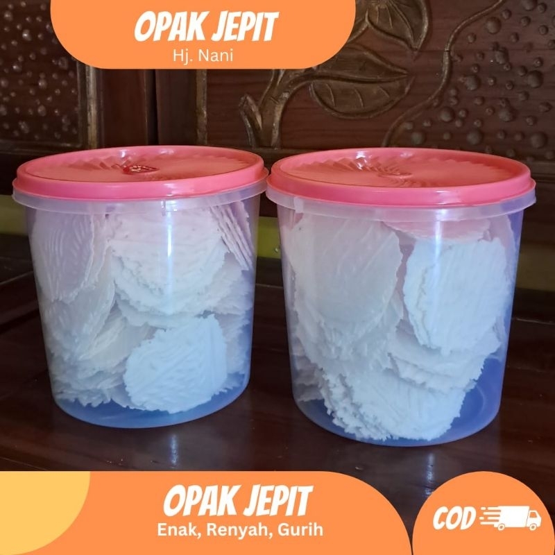 Jual OPAK JEPIT OPAK GAPIT JAJANAN JADUL toples 3 liter jajanan lebaran ...