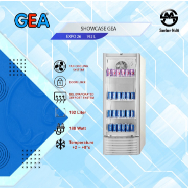 Jual Showcase Gea Expo 26 FC - Display Cooler 3 Rak 192 Liter | Shopee ...