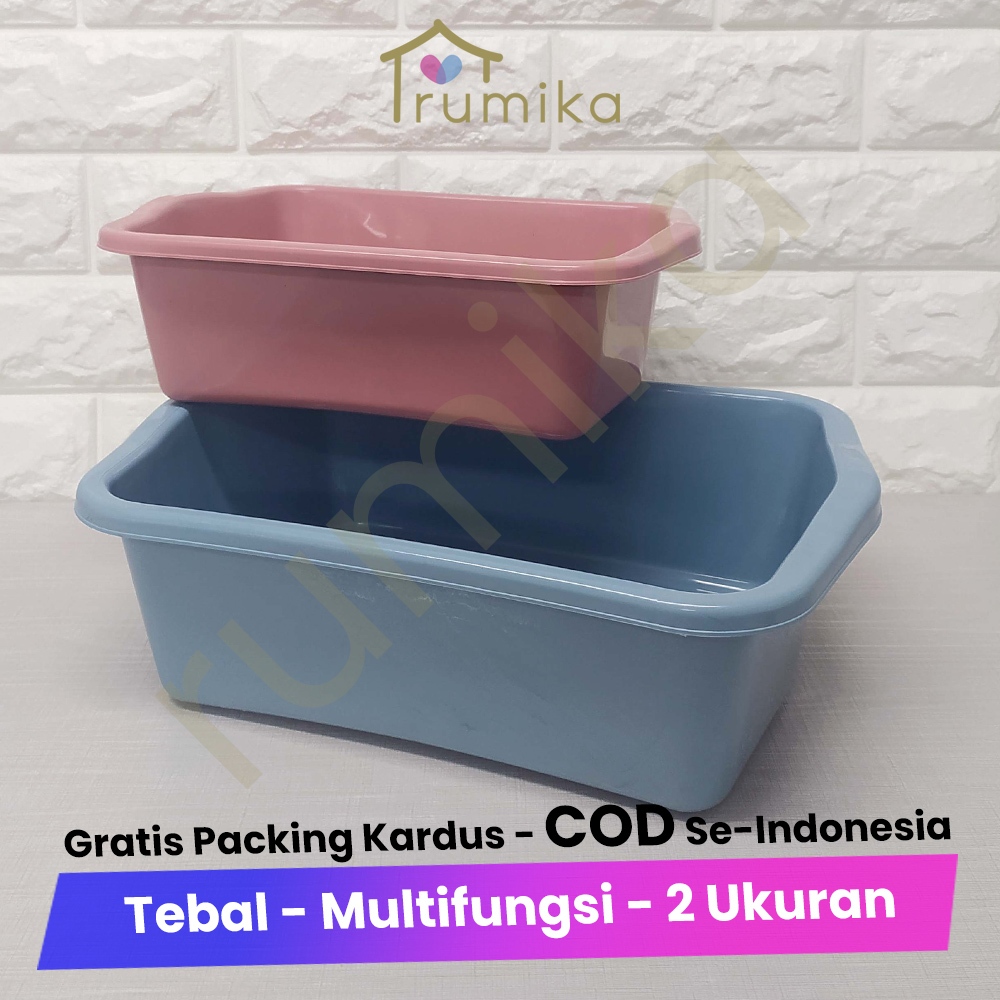 Jual Baskom Plastik Kotak / Baskom Segi Sebaguna - Litter Box / Bak ...