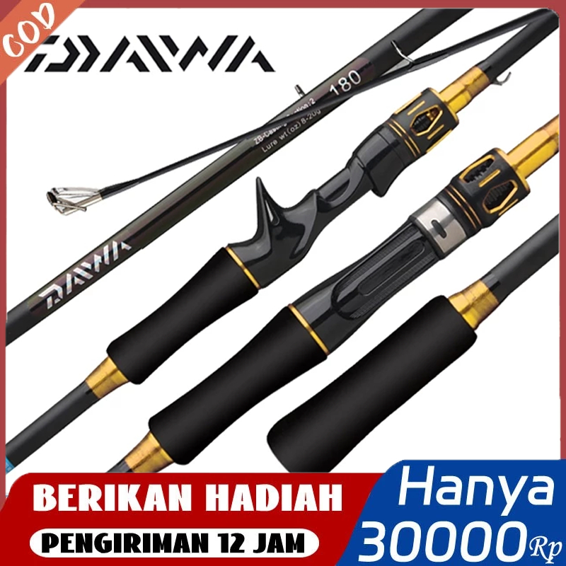 Jual 【Indonesia Spot】Solid Carbon Spinning Rod Casting Rod Ultralight Rod Joran Udang Joran ...