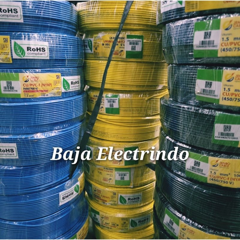 Jual Kabel Serabut NYAF 1,5mm JEMBO @100meter NYAF 1.5mm 1 x 1,5 JEMBO 1 x 1.5 mm 1x1.5mm ...