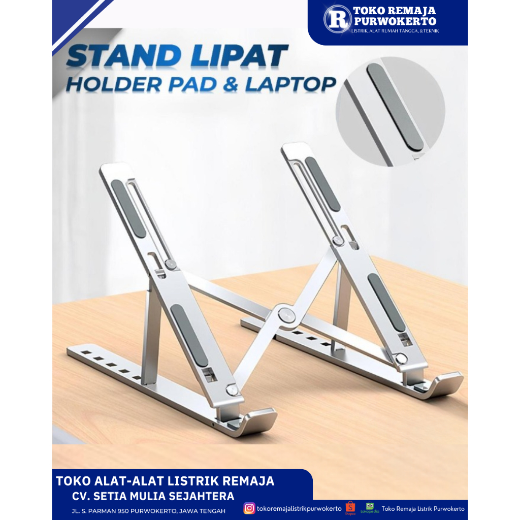 Jual Stand Laptop AH 401 Aoki Lipat | Shopee Indonesia