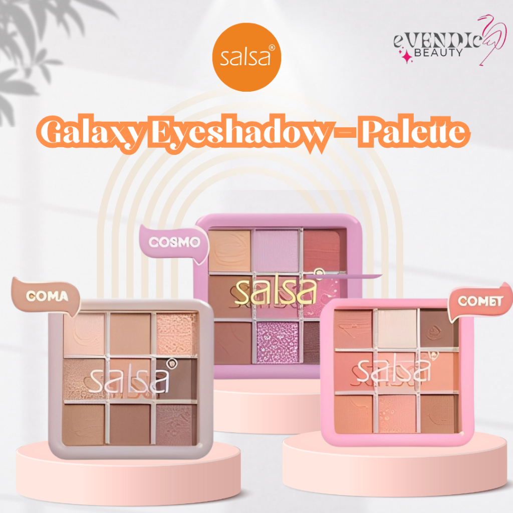 Jual READY SALSA Galaxy Eyeshadow – Palette Eyeshadow | BPOM MakeUp ...