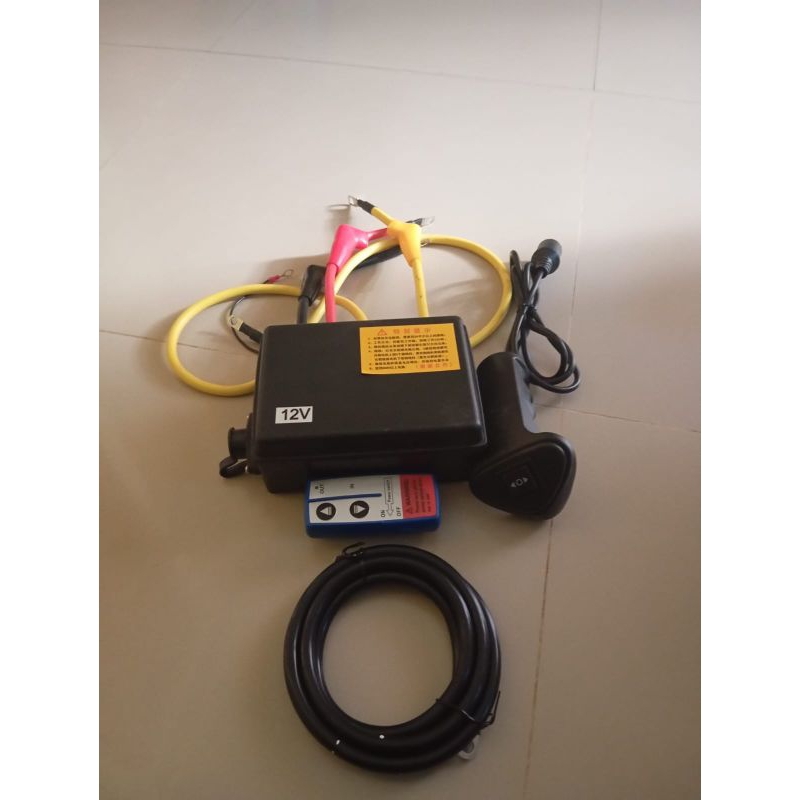 Jual Sparepart BOX Solenoid / Selenoid Winch 12V Komplit Remote Manual ...