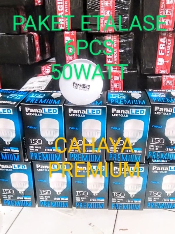 Jual lampu led panaled 50watt /HARGA UNTUK 6 pcs/lampu(paket 6 pcs). | Shopee Indonesia