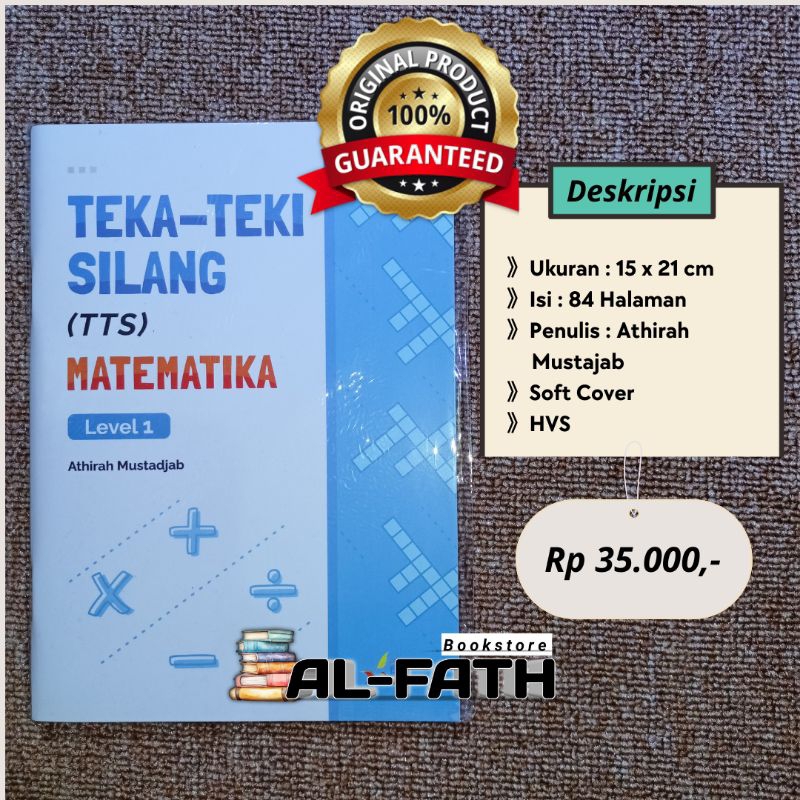Jual Buku Anak Teka Teki Silang TTS Matematika Level 1 | Shopee Indonesia