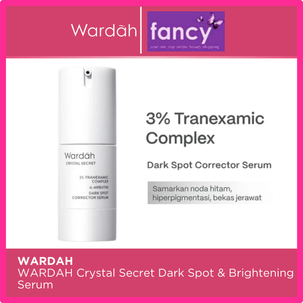 Jual Wardah Crystal Secret Dark Spot & Brightening Serum 20 ml NEW 3% ...