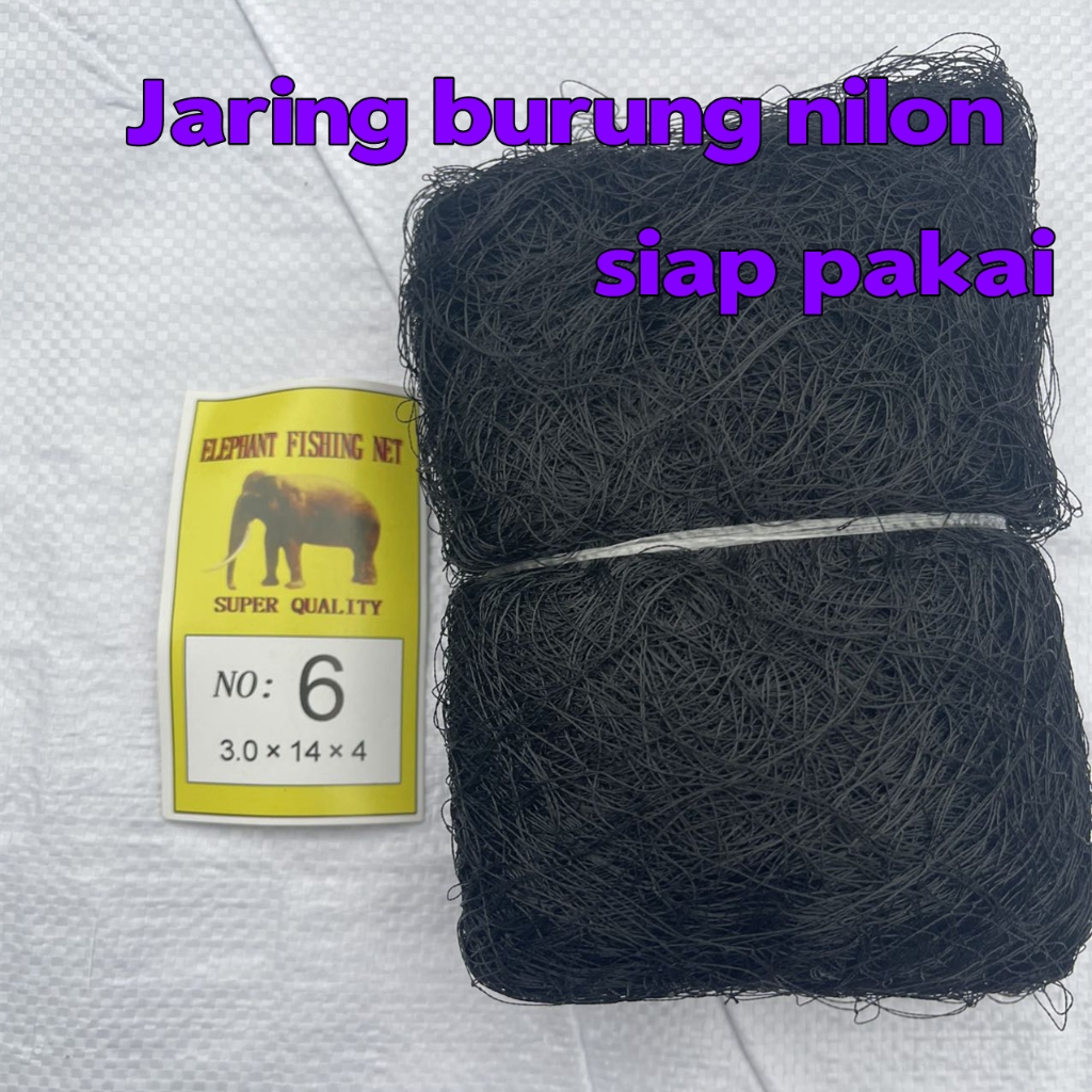 Jual Jaring Burung Nilon Emprit, Perkutut, Pipit, Kutilang, Tekukur ...