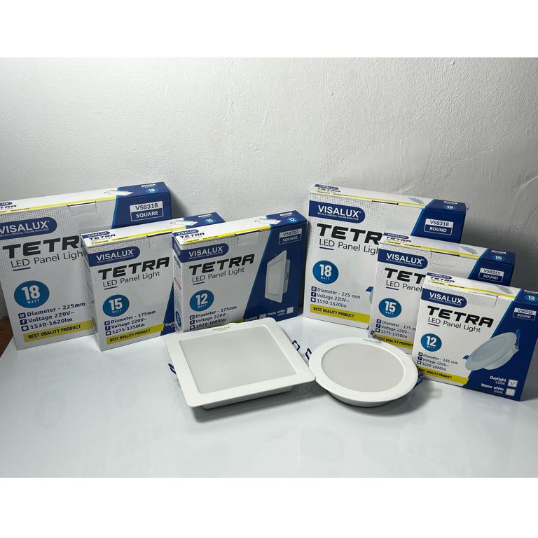 Jual Panel Light Tetra VISALUX Bulat dan Persegi VS83 | Shopee Indonesia