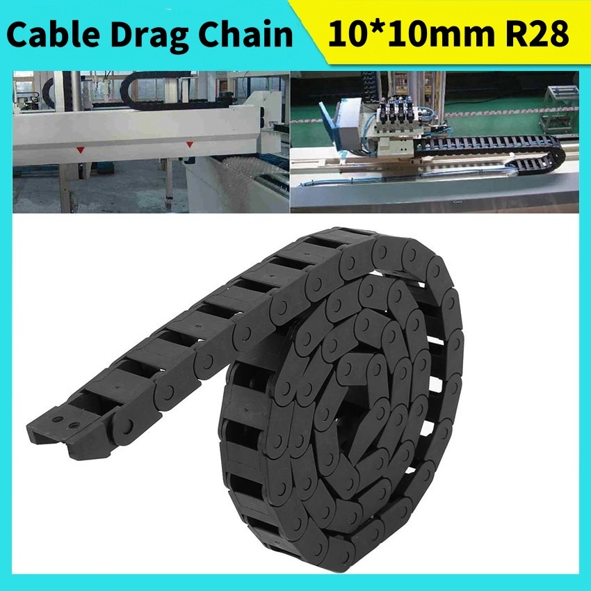 Jual Kabel Cable Drag Chain Wire Carrier Plastic 10x10 mm Closed Type ...