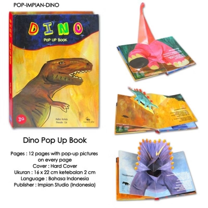 Jual dino pop up book (preloved) | Shopee Indonesia