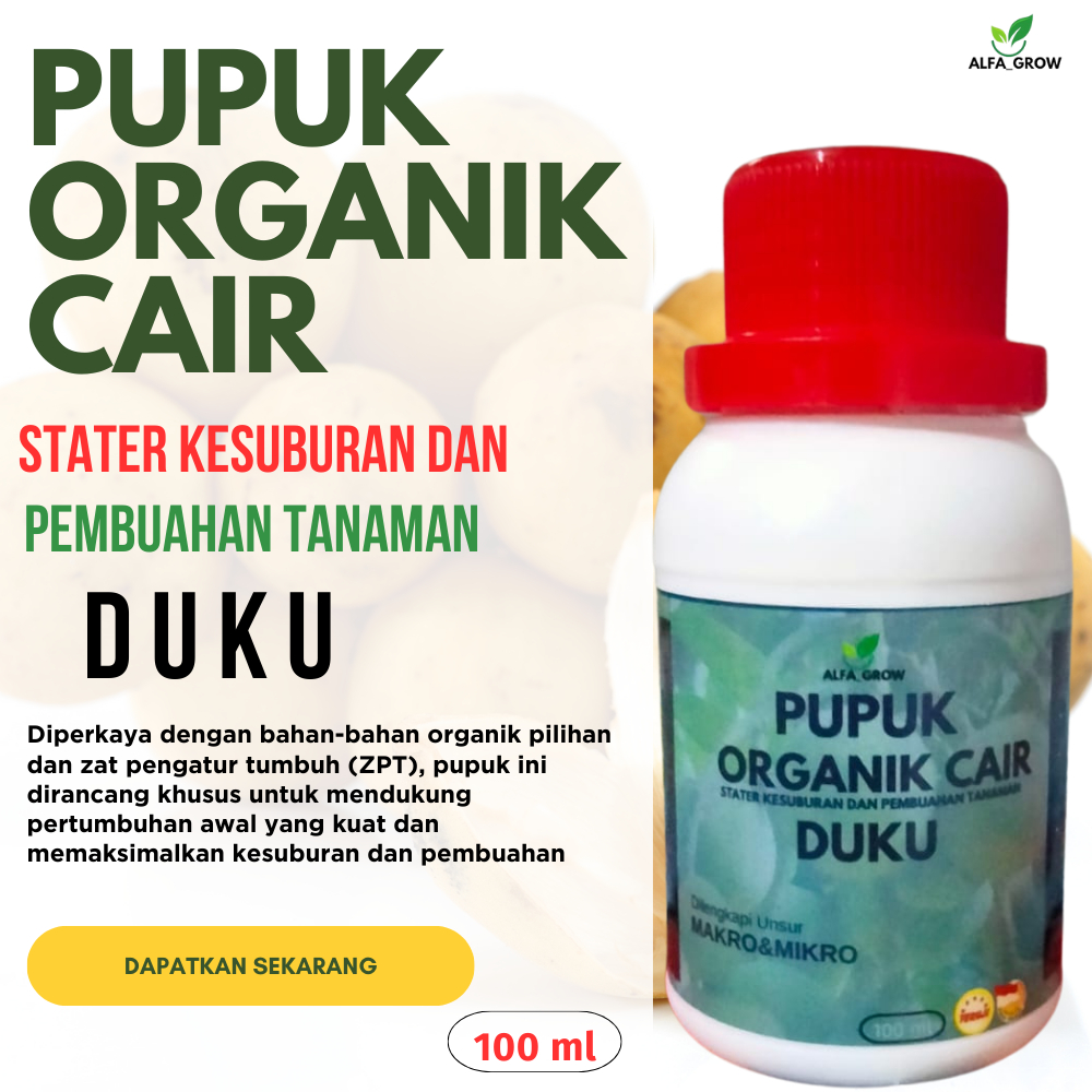 Jual Pupuk Organik cair Tanaman Duku pupuk pelebat buah duku pupuk untuk pohon duku | Shopee ...