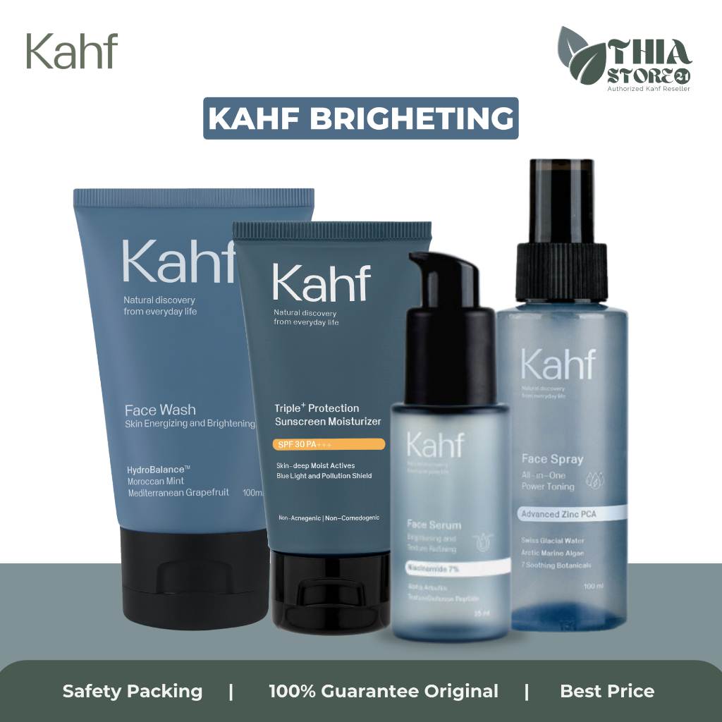 Jual Paket Kahf Skincare Pria Semua Jenis Kulit Normal/Komedo ...