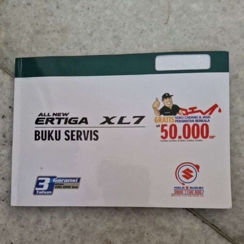 Jual Buku Servis Mobil Suzuki Ertiga All New XL7 BEKASS | Shopee Indonesia