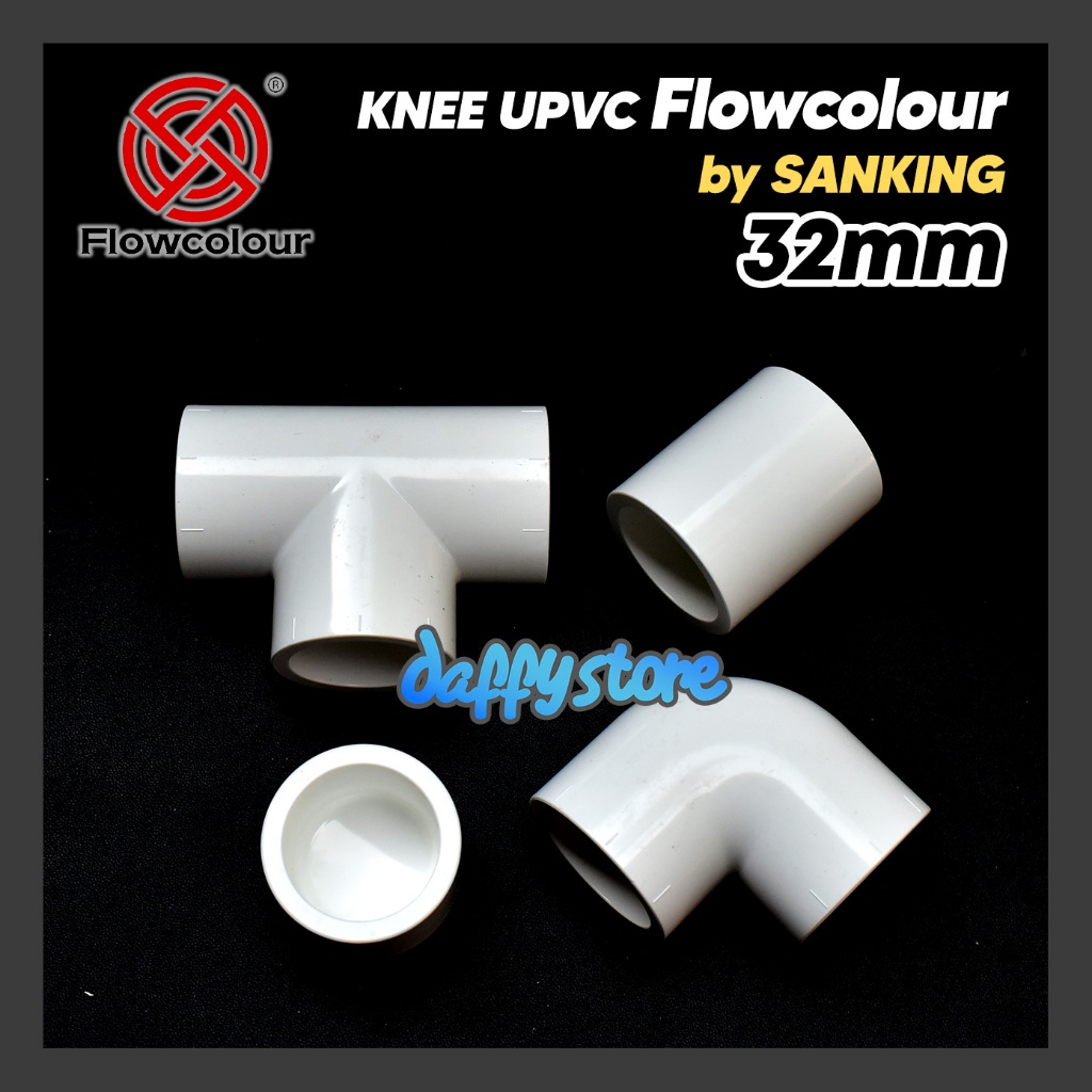 Jual Knee Keni 32mm UPVC FLOW COLOUR by SANKING akuarium kolam flowcolour flow color | Shopee ...