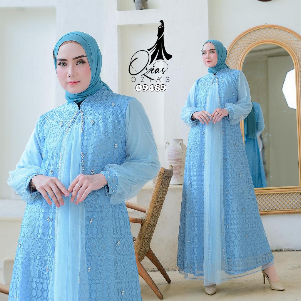 Jual Ozias - Gamis Brokat Fimela 09469 09804 09865 LD 105 120 140 I Gamis Fashion Muslimah I ...