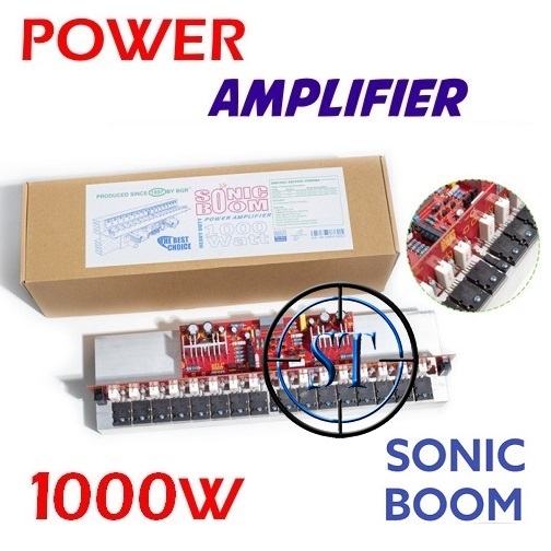 Jual KIT POWER AMPLIFIER SONIC BOOM 1000W MONO 1000 WATT W TRANSISTOR ...