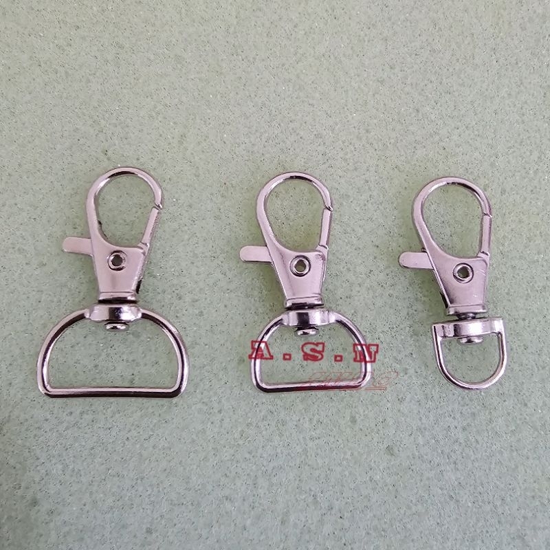 Jual Kew Kew Kait Besi Cantelan Gantungan Id Card Bahan Nikel Mengkilap ...