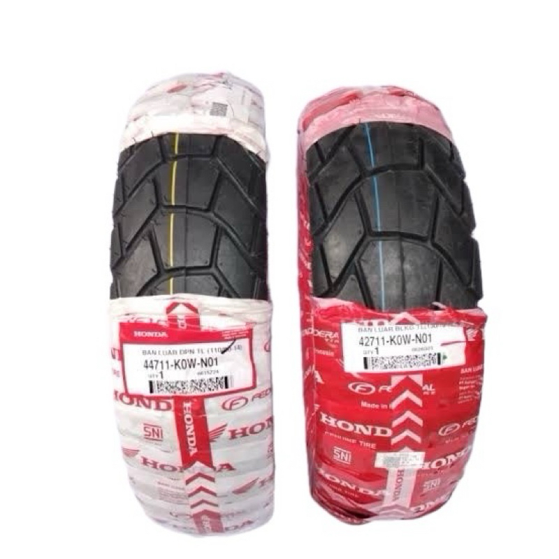 Jual Ban Tubeless AHM Honda Federal K0W 110/80-14 130/70-13 Original ...
