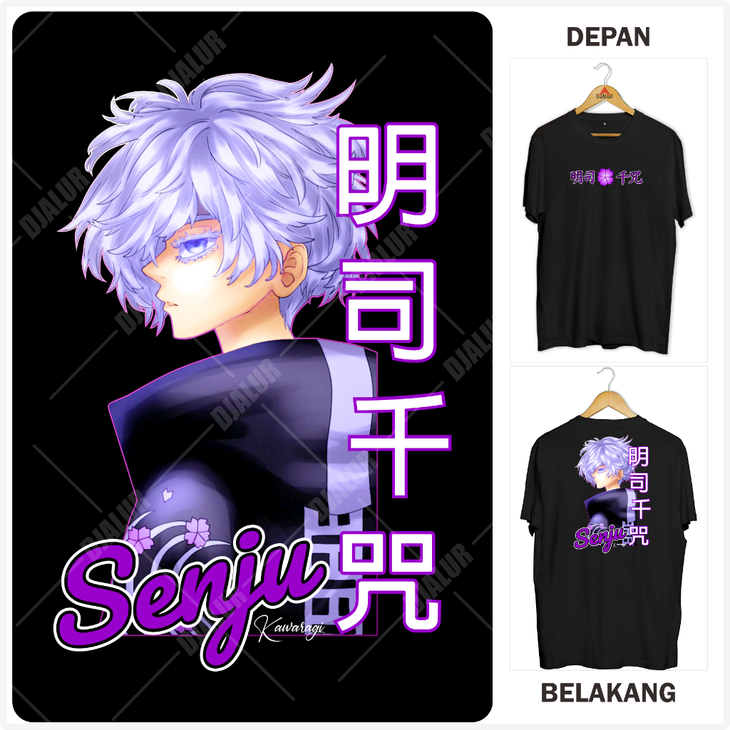 Jual Kaos Senju Kawaragi Tokyo Revengers Kaos Anime Japan Premium ...