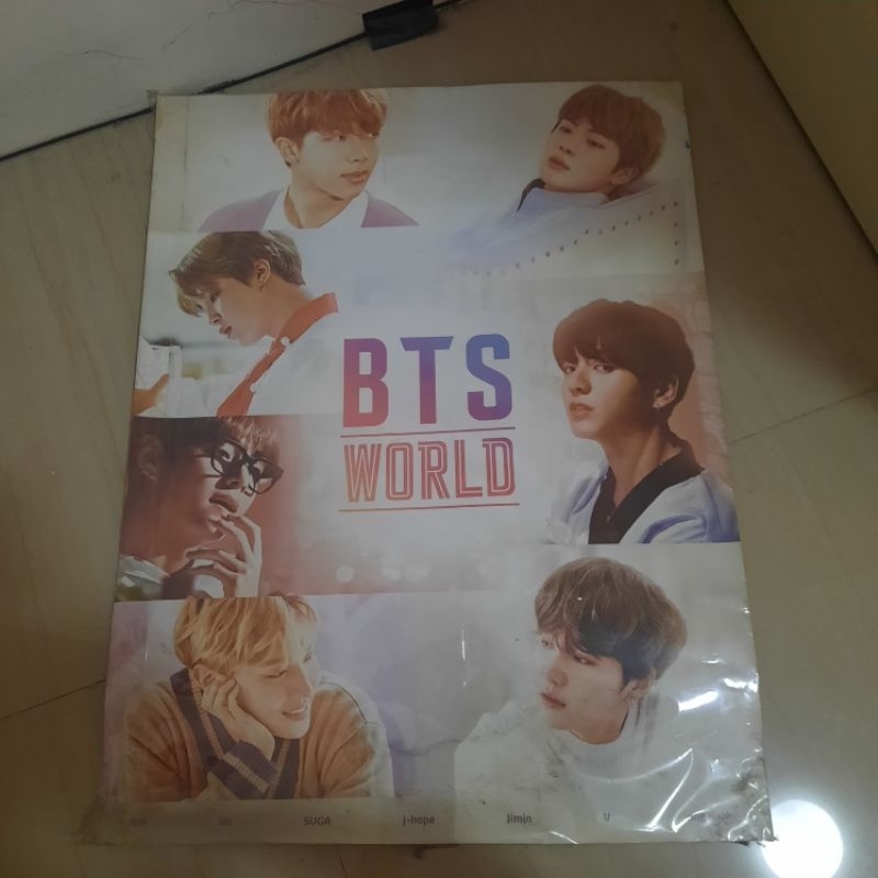 Jual Poster BTS World Official 56 cm x 42 cm Merchandise Original OST ...