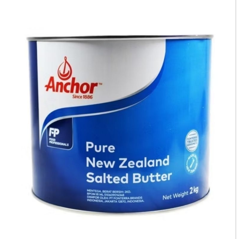 Jual Anchor salted butter 2kg | Shopee Indonesia