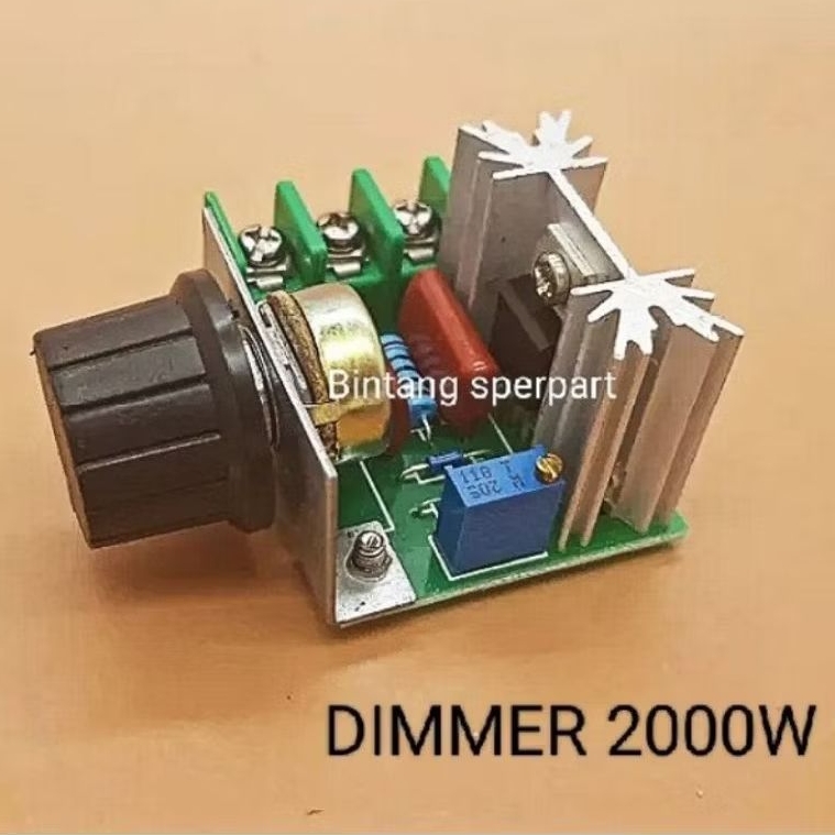 Jual DIMMER SCR 2000W REGULATOR VOLTAGE 220V AC MOTOR GURINDA BOR DIMMER 220V DIMMER SCR 220V ...