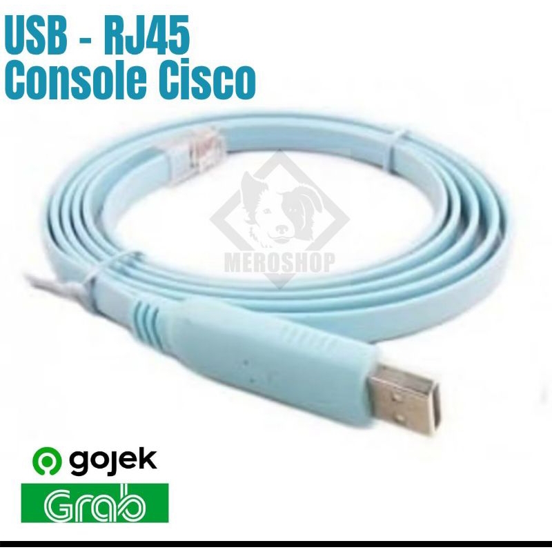 Jual Kabel console cisco usb ke rj45 huawei juniper aruba switch router ...