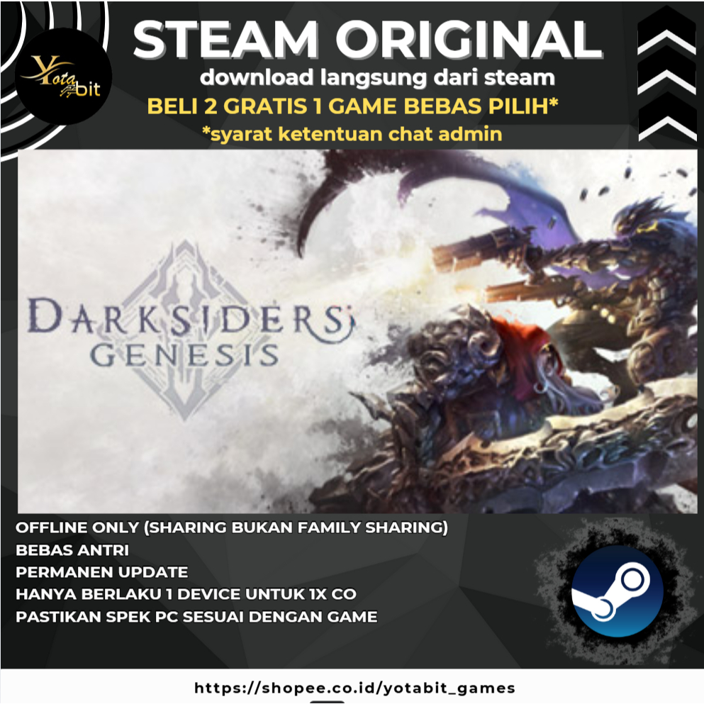 Jual Darksiders Genesis PC Sharing Original Offline | Shopee Indonesia