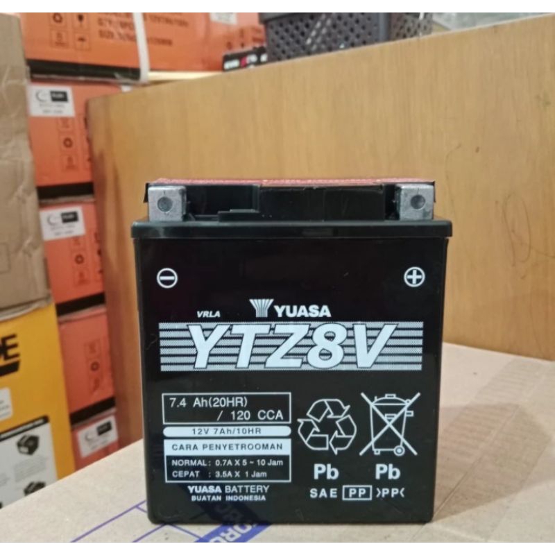 Jual Aki Yamaha XMAX 250,R25,MT25 YUASA YTZ8V MF 12v 7,4Ah | Shopee Indonesia