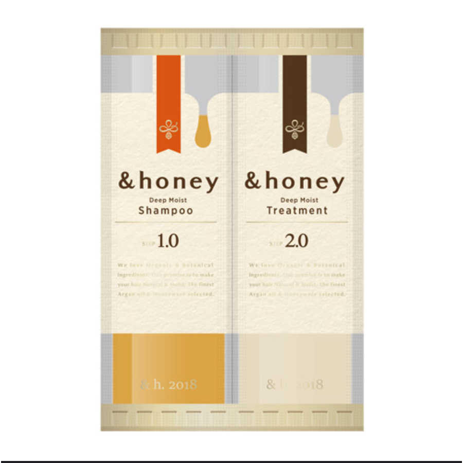Jual &Honey | Shampoo & Treatment Kemasan Trial Sachet Original Jepang ...