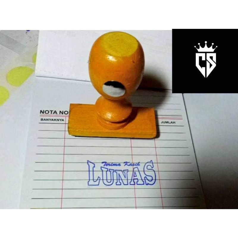 Jual Stempel Lunas Kayu Otomatis Original | Shopee Indonesia