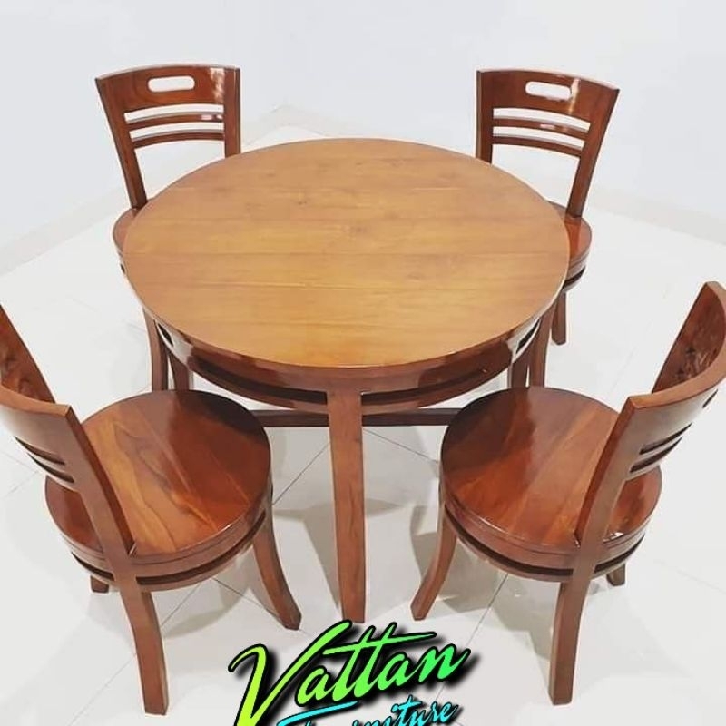 Jual set meja makan bulat (set meja makan cantik) | Shopee Indonesia