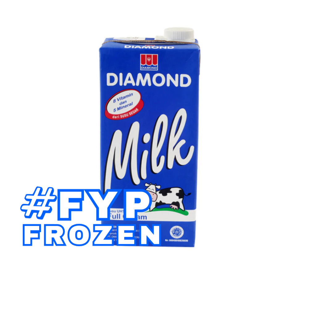 Jual DIAMOND MILK UHT FULL CREAM 1LITER / SUSU UHT | Shopee Indonesia