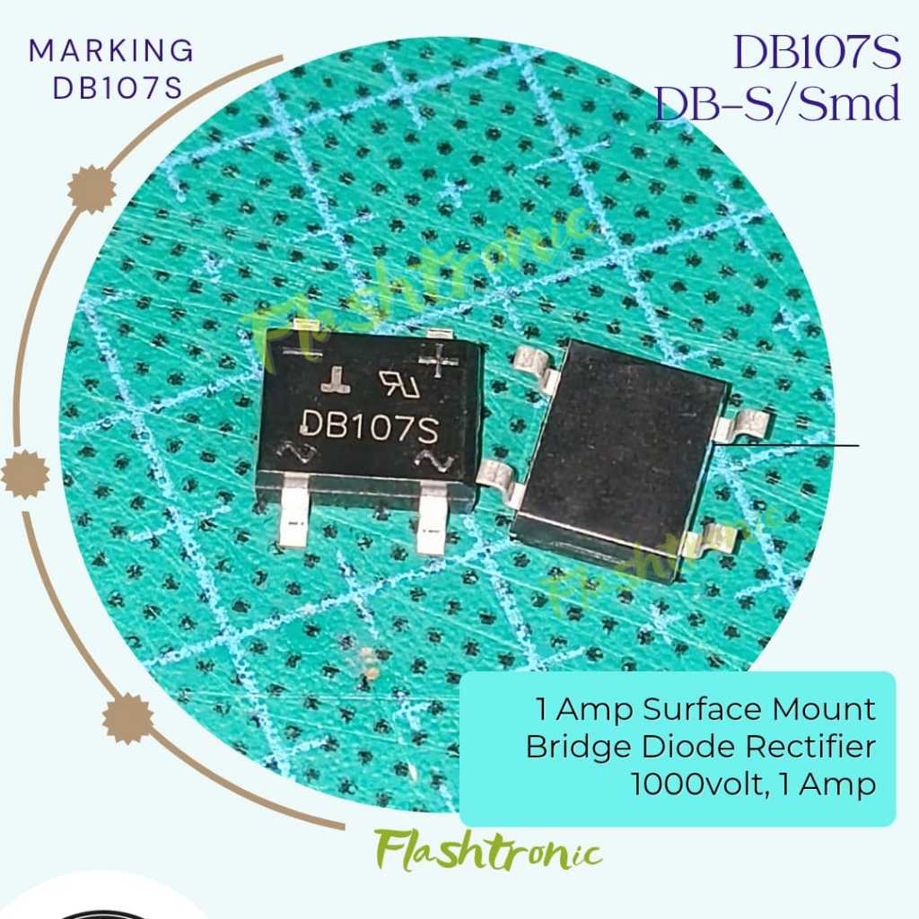 Jual DB107S SMD Diode Bridge Rectifier DB107 DB 107S 1A 1000V | Shopee Indonesia