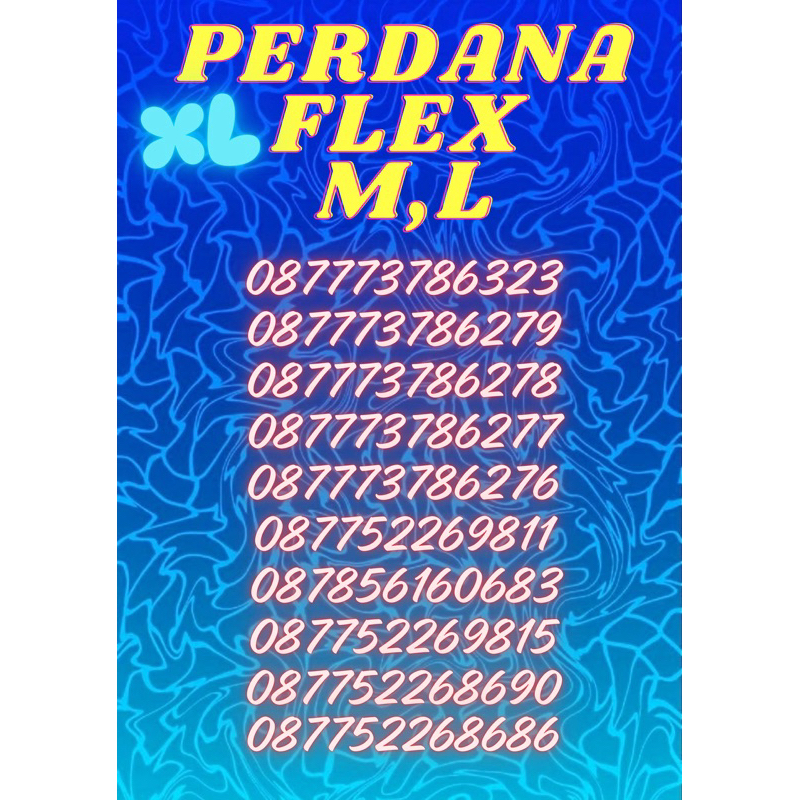 Jual Perdana XL Flex M dan L 30 hari | Shopee Indonesia