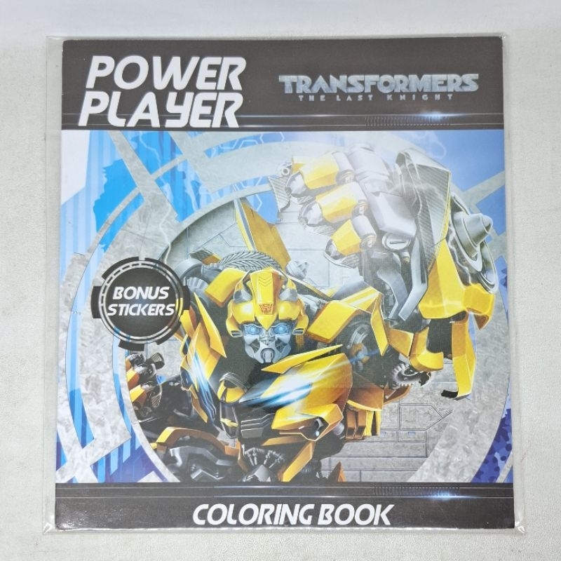 Jual Coloring Book Transformers Original Lisensi Power Player Ready To ...