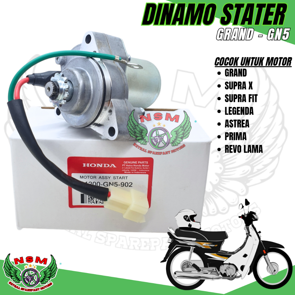 Jual DINAMO STATER STARTER ASSY GRAND / SUPRA X / PRIMA / LEGENDA ...