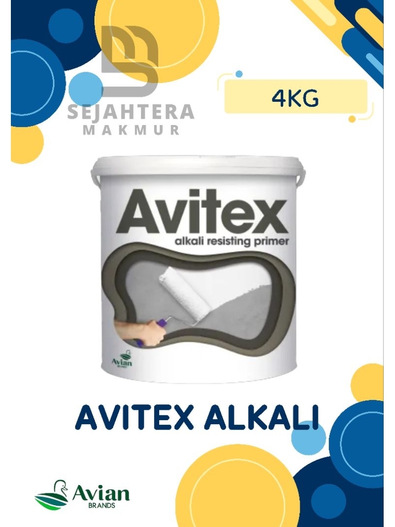 Jual AVITEX ALKALI PRIMER CAT DASAR 4KG | Shopee Indonesia