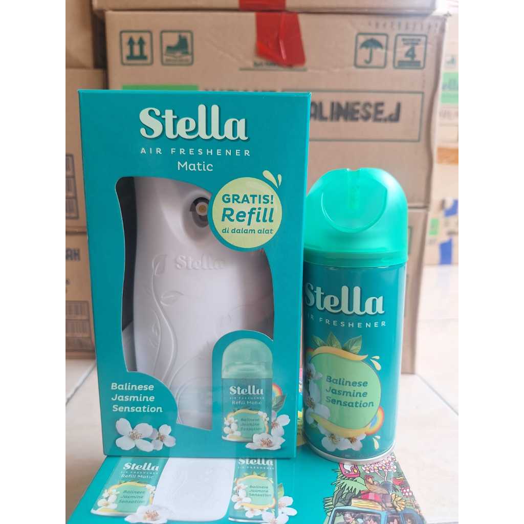 Jual Stella Matic Box Set Balinese Jasmine (Alat + Refill + Baterai ...