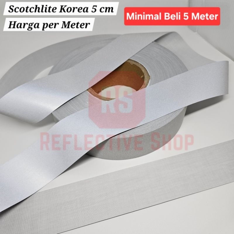 Jual Scotchlite KOREA 5 cm harga per Meter / Scotlight / Skotlet ...