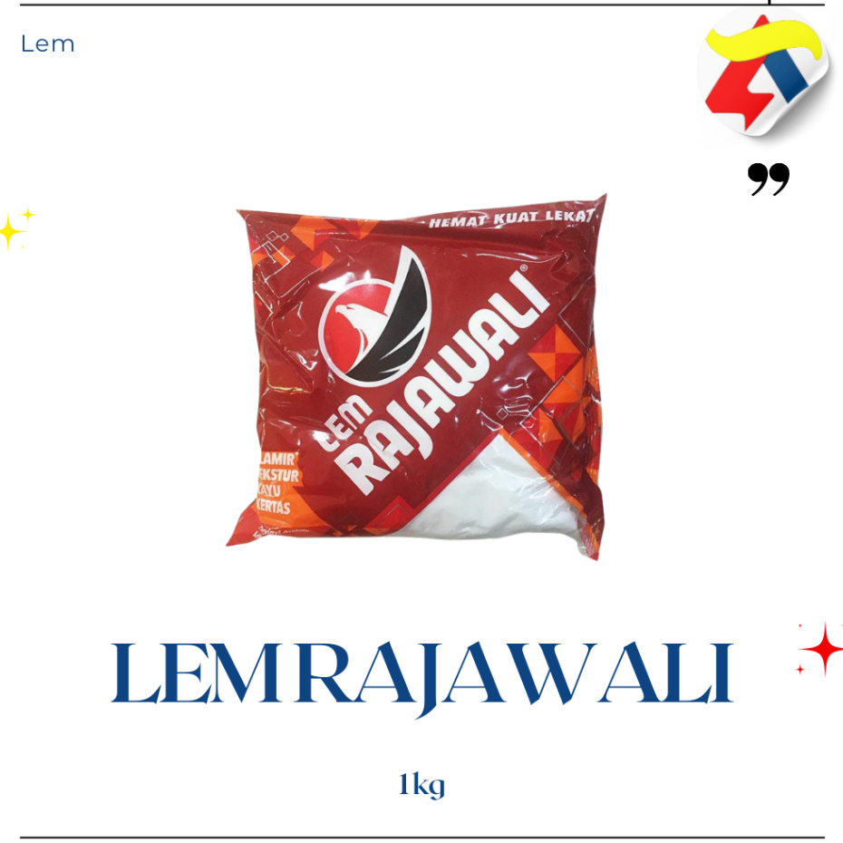 Jual LEM RAJAWALI 1KG PUTIH / LEM KAYU / LEM PVAC / LEM KEMASAN MURAH ...