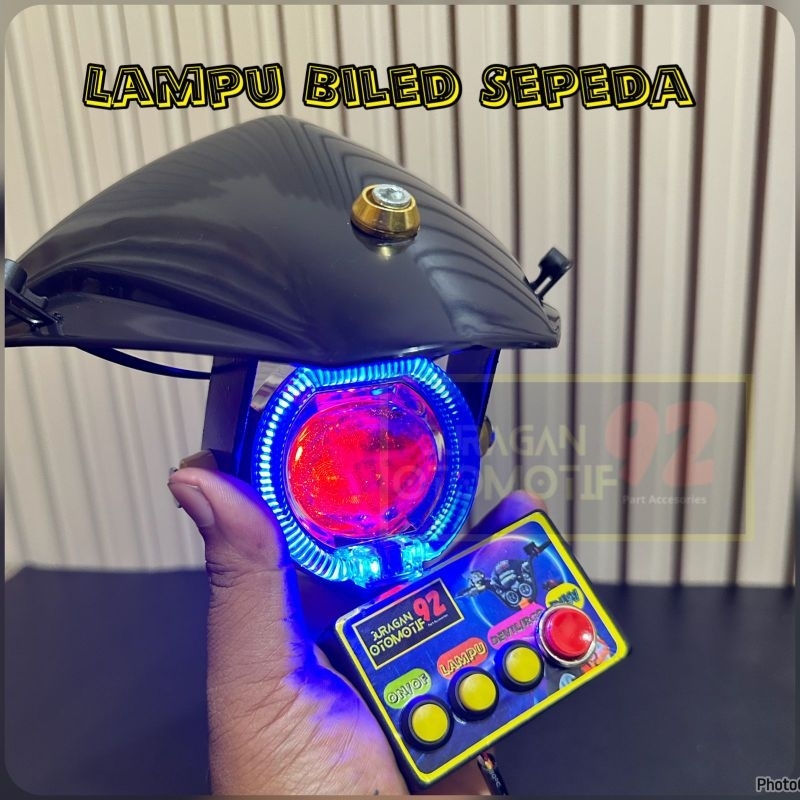 Jual lampu variasi biled sepeda lampu depan sepeda tanpa aki | Shopee ...