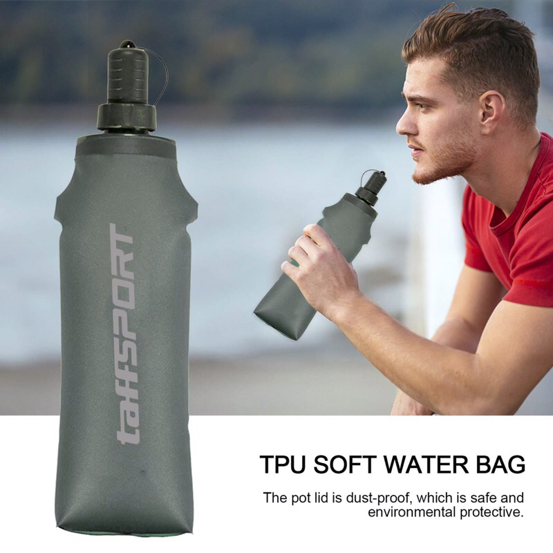 Jual Botol Minum Lipat Trail Running Soft Flask Foldable Sport Water ...